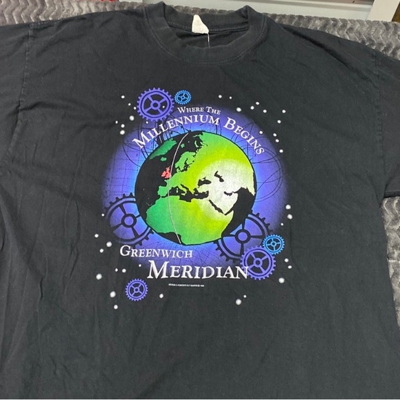 Millennium | Shirts | Vintage Millennium Graphic Logo Tshirt Size Extra ...